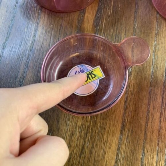 Toys | Vintage Cdi Visions Ware Cranberry Pink Plastic Kids Childrens ...